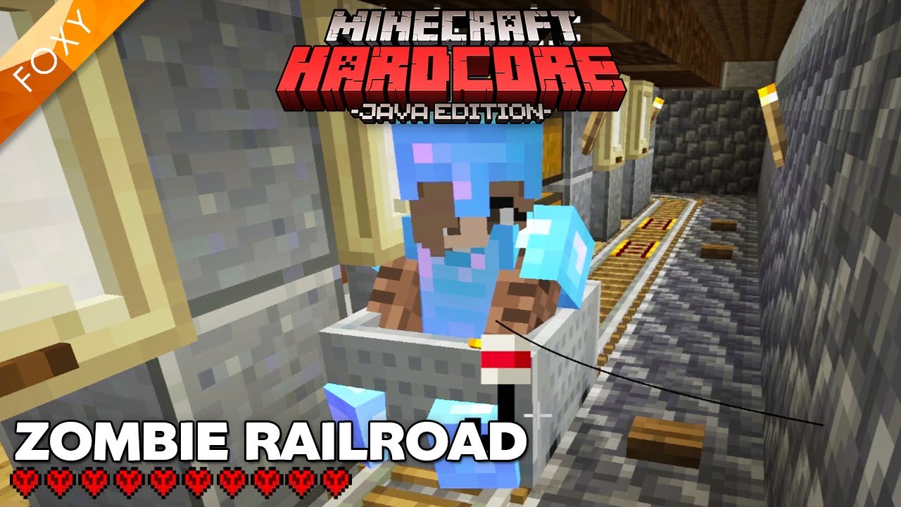 Minecraft Hardcore - Zombie Railroad - YouTube