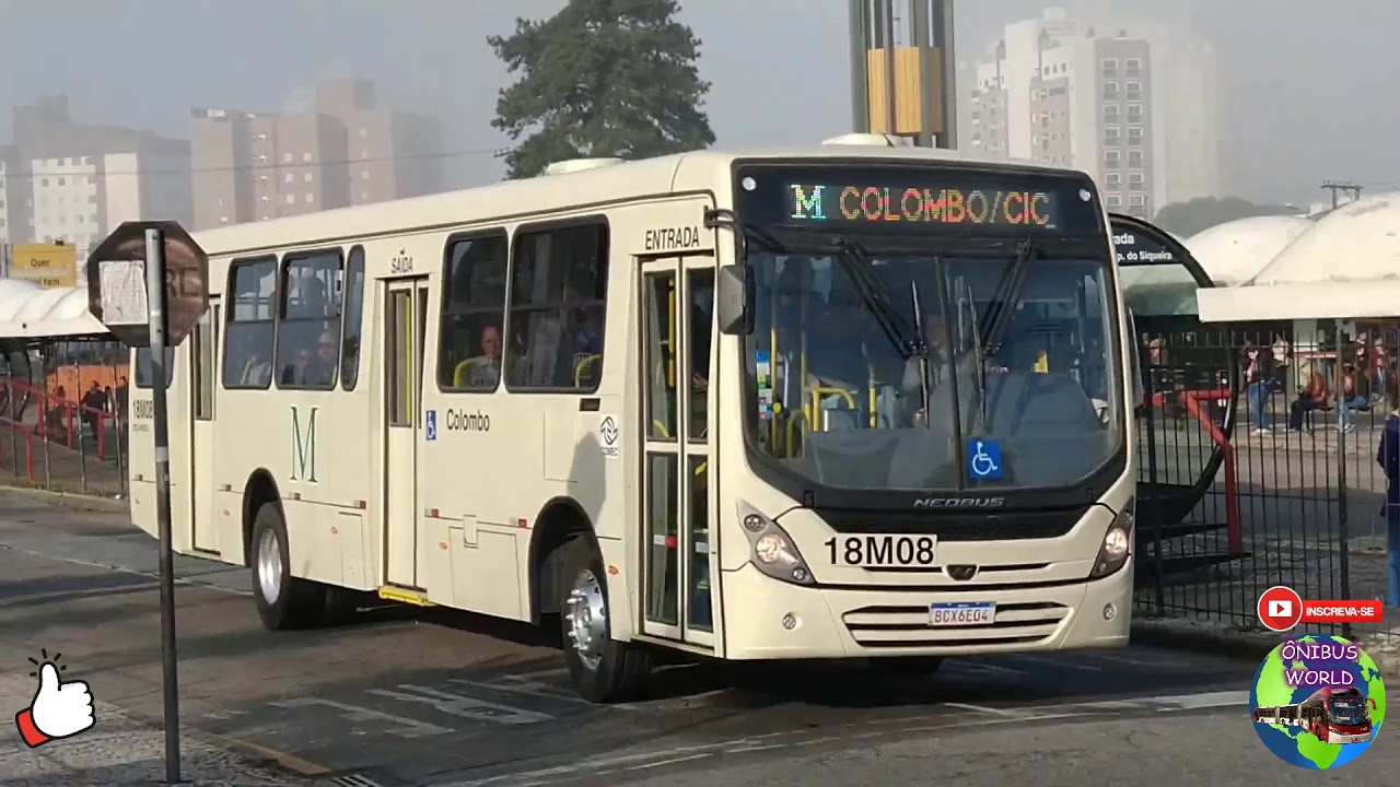 Neobus Mega Plus / New Mega Mercedes-Benz OF-1721L - YouTube