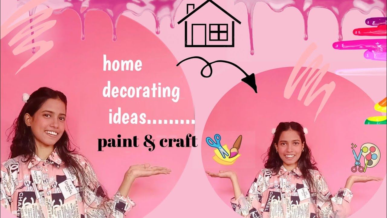 😉 || My some painting and craft Work🥰 || handmade easy home decorating ...