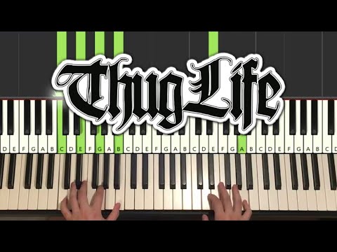 Brockhampton - Thug Life (Piano Tutorial Lesson)