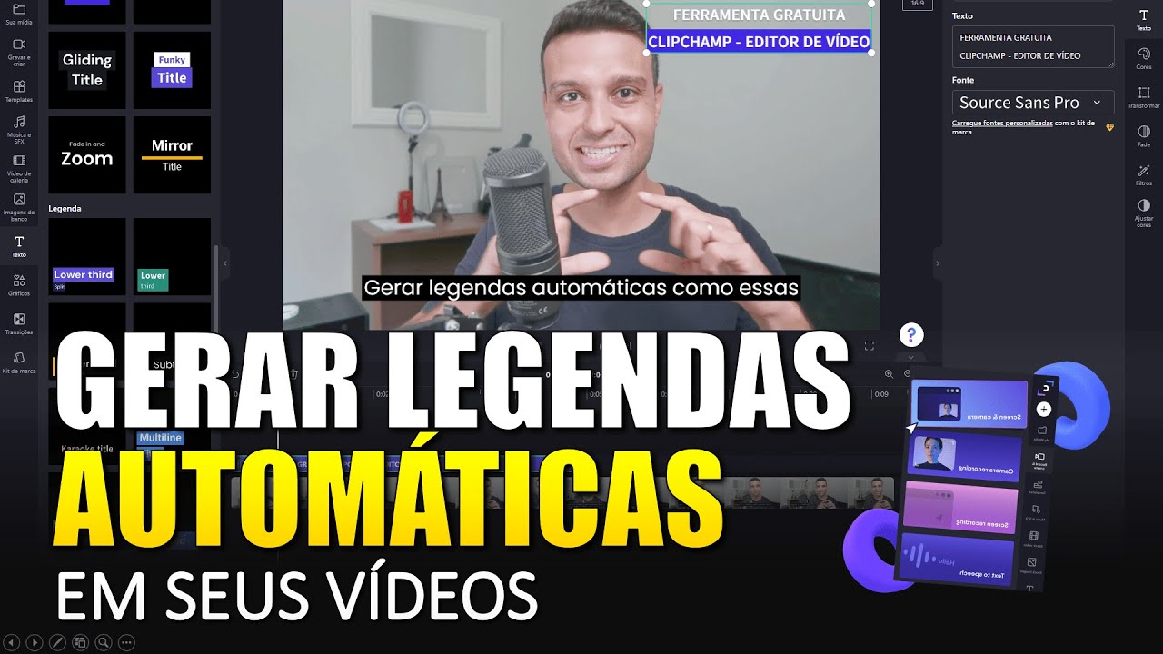 [FERRAMENTA GRÁTIS] COMO GERAR LEGENDAS AUTOMÁTICAS NO SEU VÍDEO - YouTube