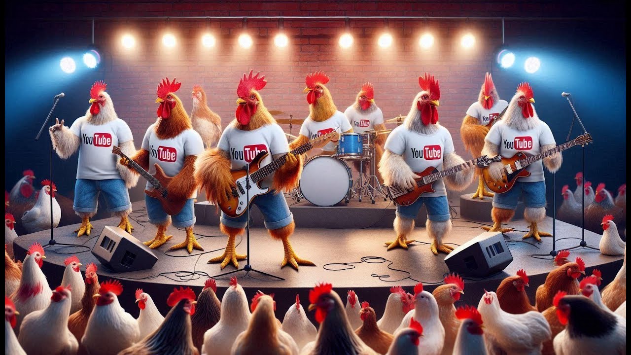 Can You Keep a Straight Face During This Chicken Dance?! - YouTube