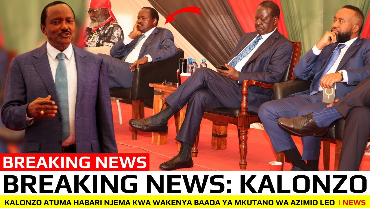 JUST IN: KALONZO ATUMA HABARI NJEMA KWA WAKENYA BAADA YA MKUTANO WA ...