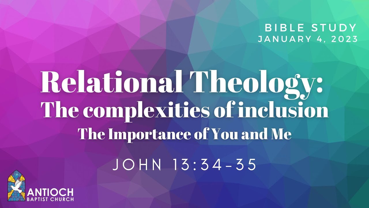 Relational Theology | Pastor Milton B. Hobbs - YouTube