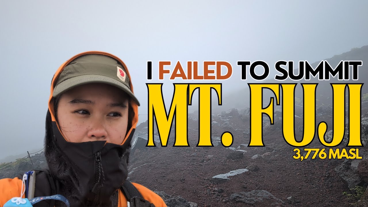 Here's How I Failed to Summit Mt. Fuji 富士山 | Fujinomiya Trail - YouTube