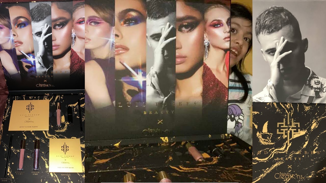 LUIS TORRES X BEAUTY CREATIONS | PR BOX COLECCION | Swatches & Unboxing ...