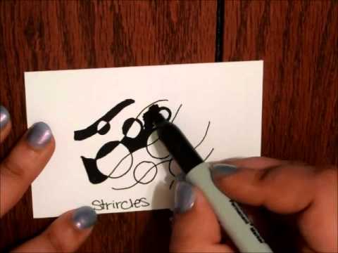 Tangle Tutorial - Stircles - YouTube