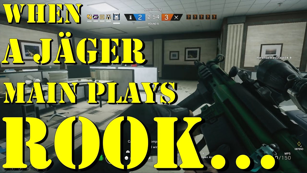 When a Jäger Main Plays Rook - Rainbow Six Siege - YouTube