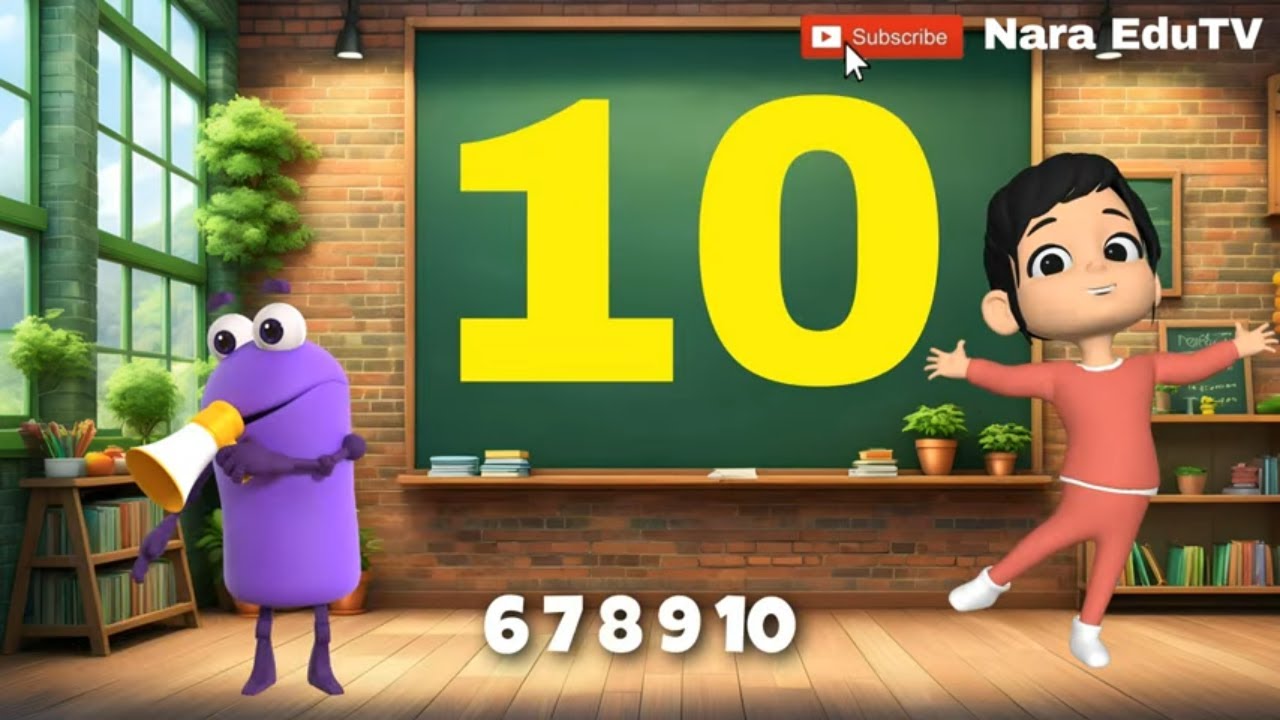 Learn to Count from 1 to 20 | Let's Count The Numbers Together in the ...