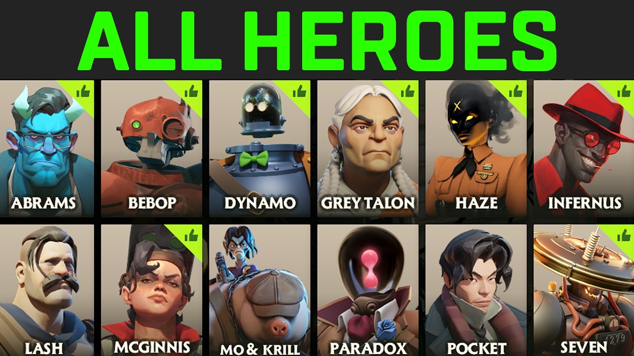 All Deadlock Characters Explained (With Tips / Ability Combos!) - YouTube