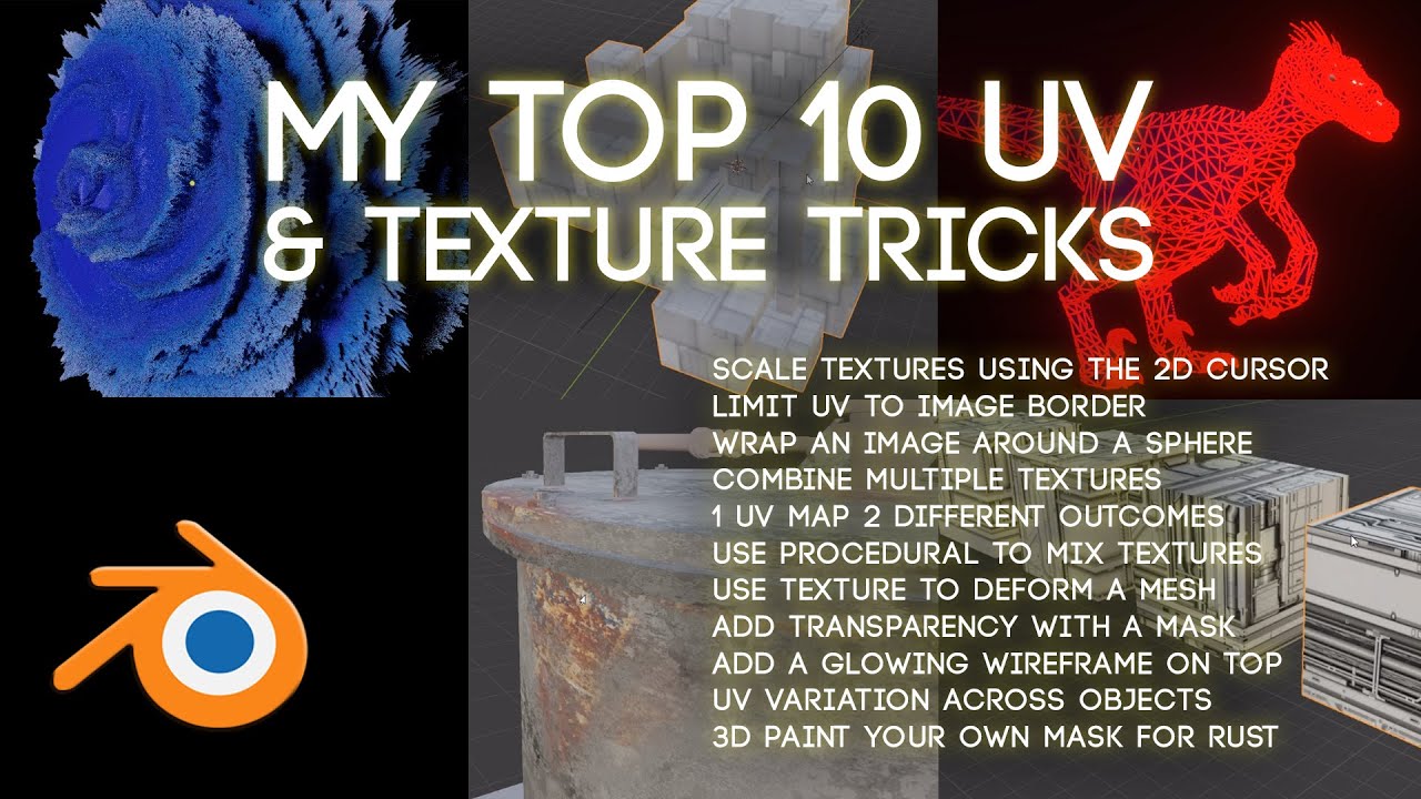 My Top 10 UV and Texture Tricks - YouTube