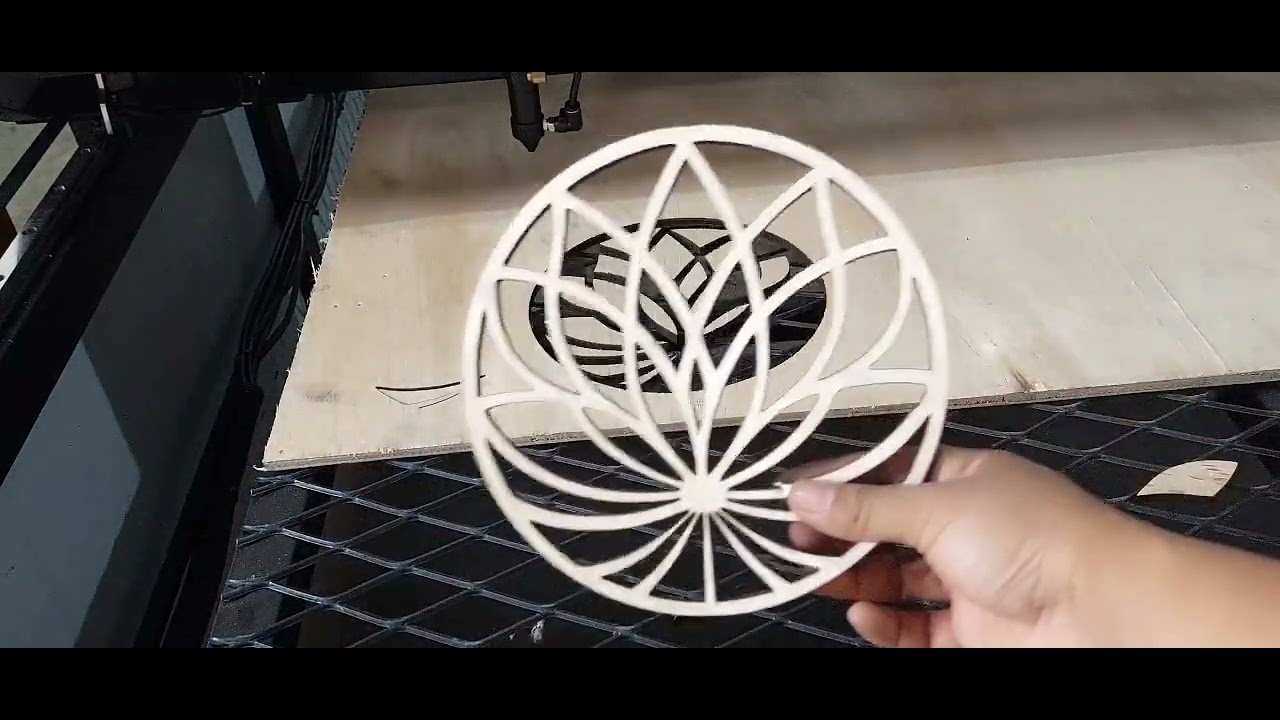 pengetesan cnc laser arwing 100 wat + rotasi ( bony hardiyani ...