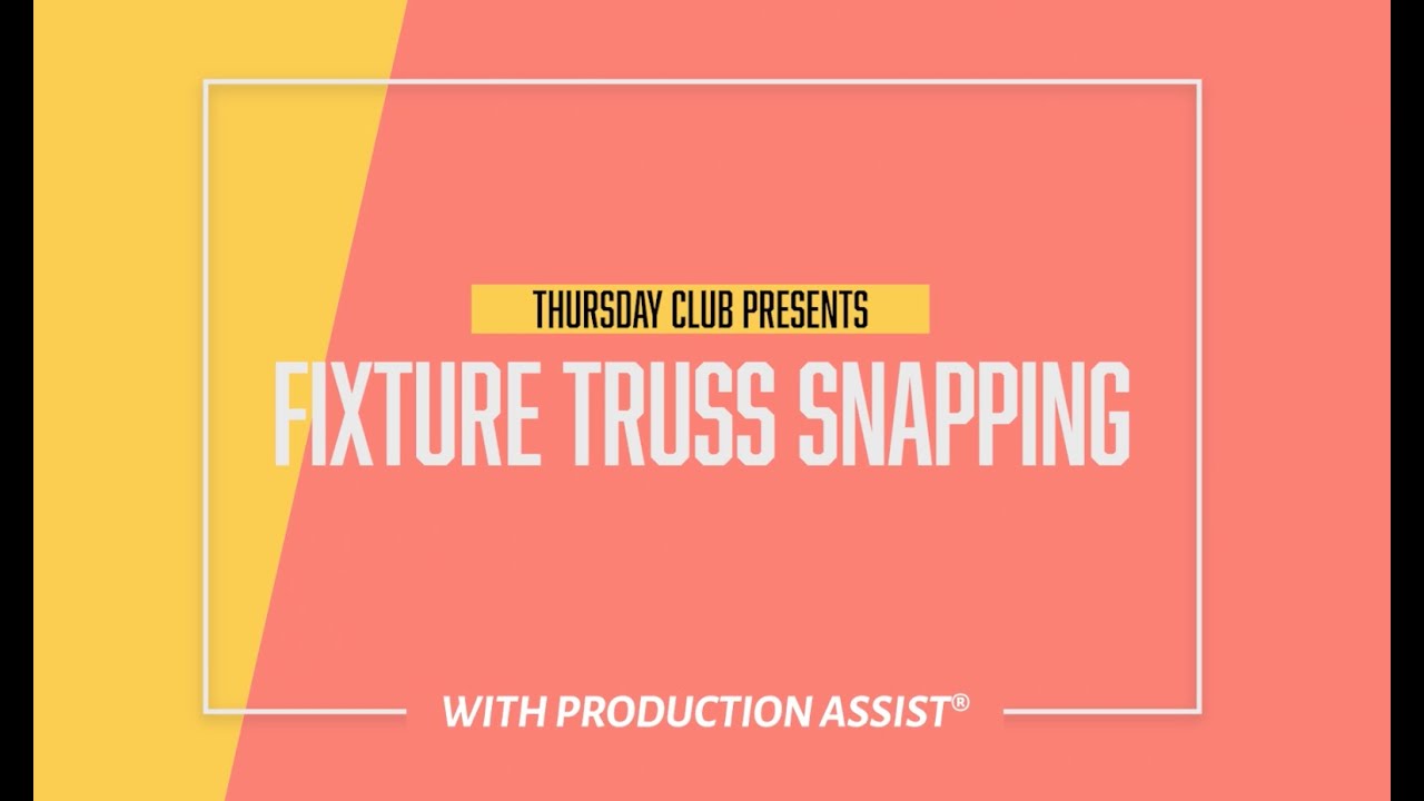 Easy Fixture Truss Snapping - YouTube