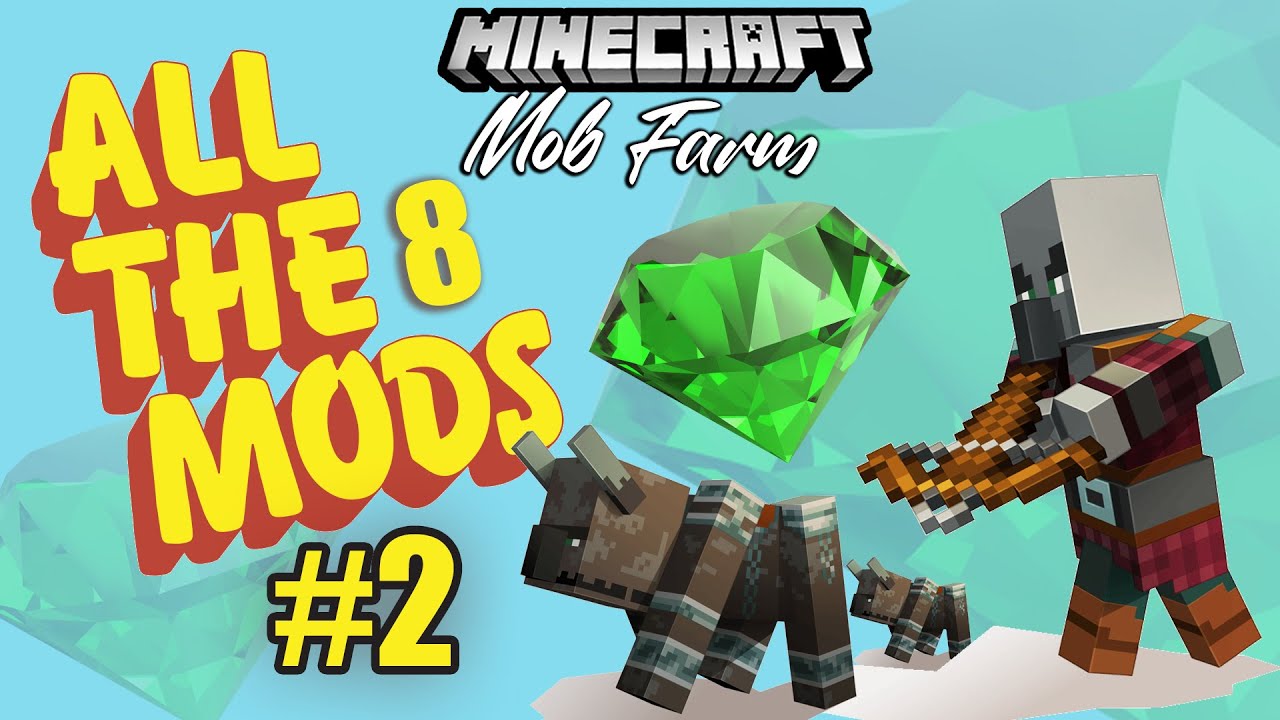 All the mods 8 Ep-2(Automatic mob farm) Minecraft Hindi - YouTube