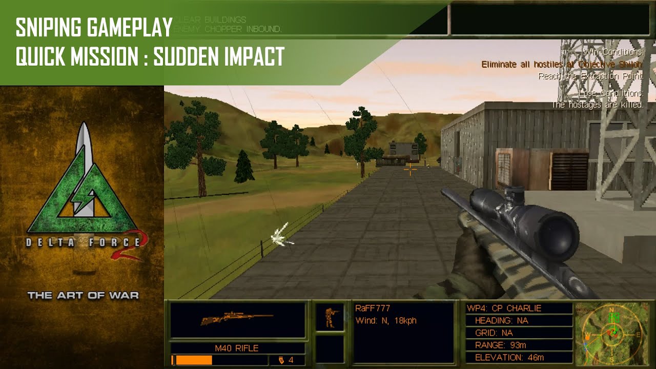 Delta Force 2 (1999) - PC - Sniping Gameplay - Quick Mission - Sudden ...