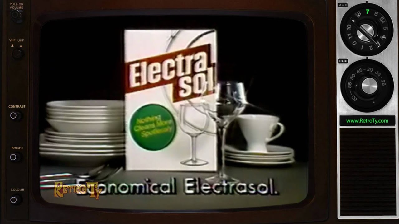 1985 - Electrosol Dish Detergent - YouTube