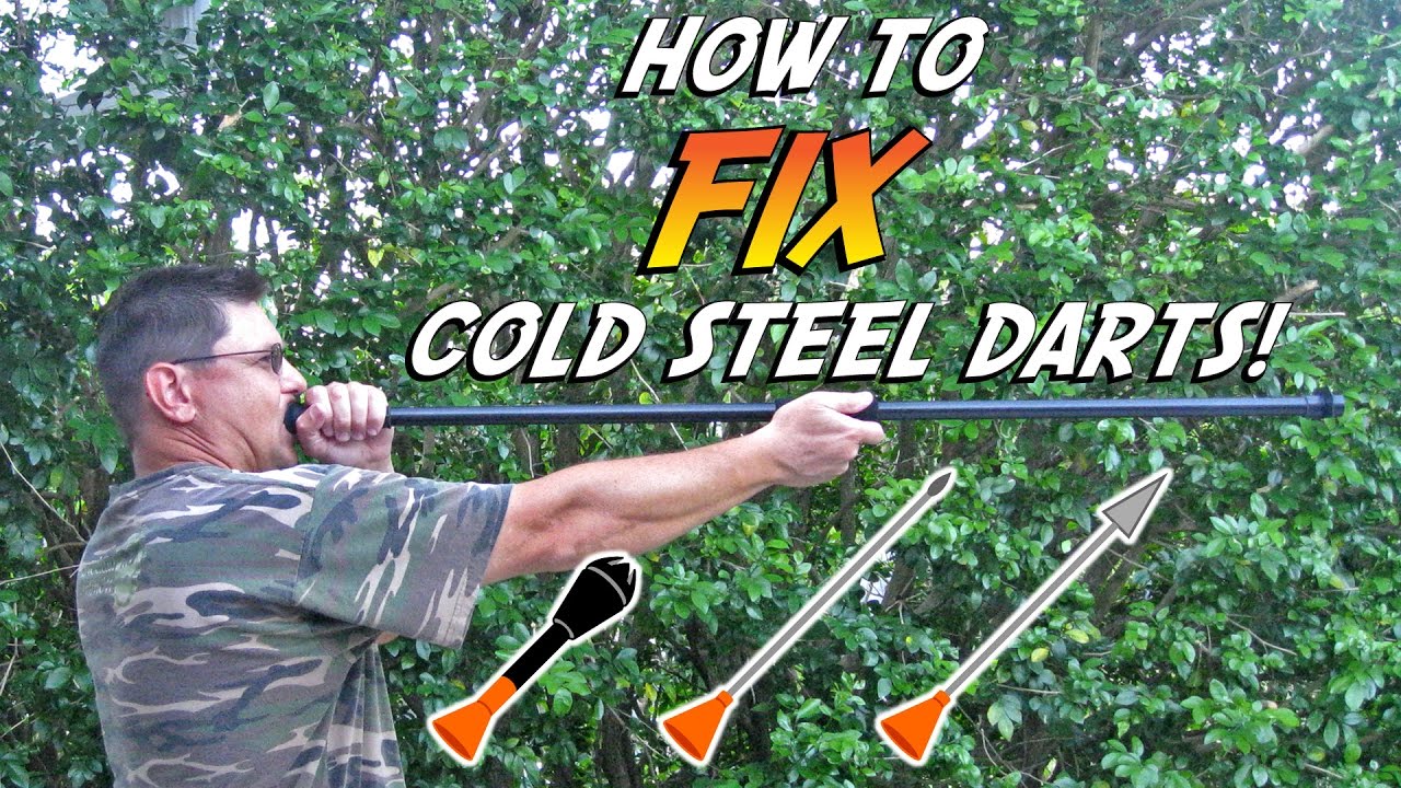 How to fix Cold Steel darts - YouTube