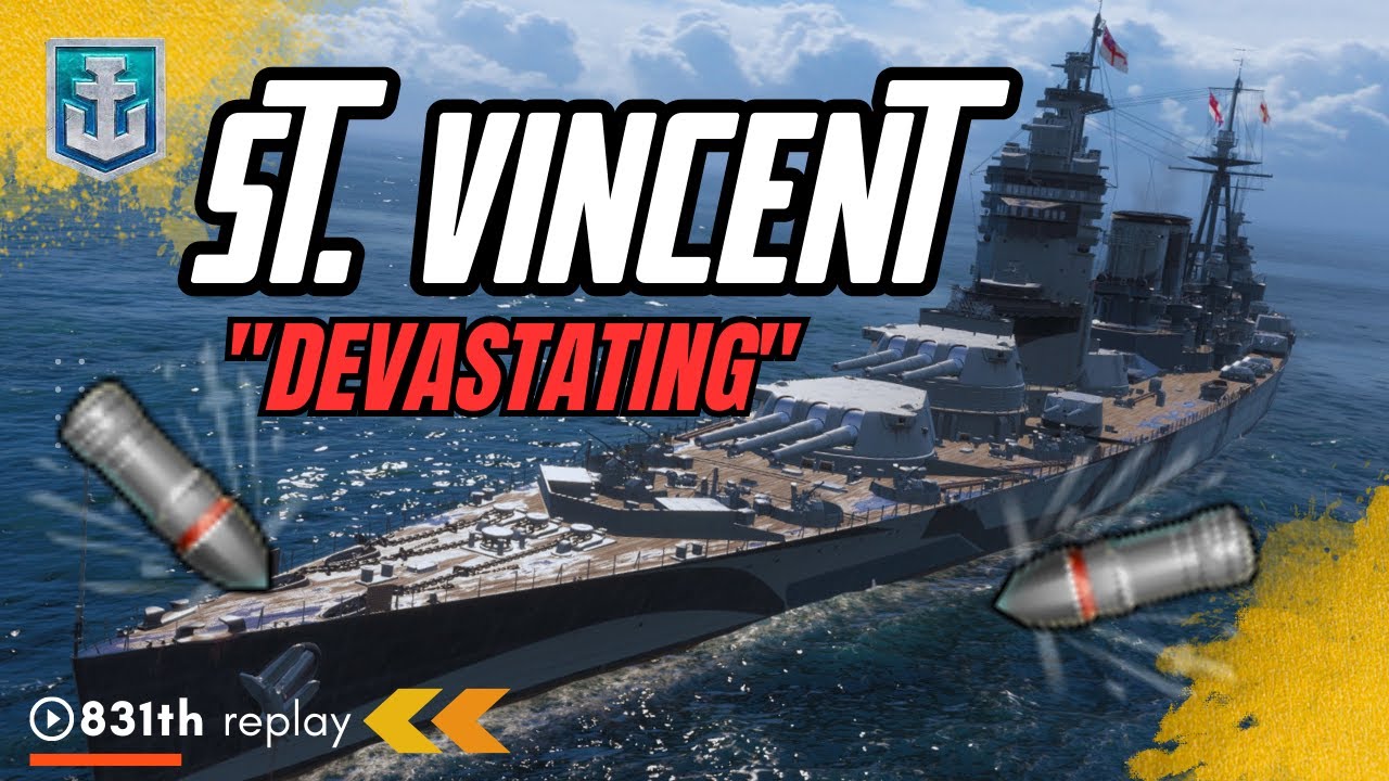 Battleship ST. VINCENT / WoWs / World of Warships #wows # ...