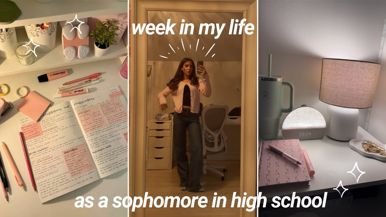 week in my life, as a sophomore | reading, film student, homework ...