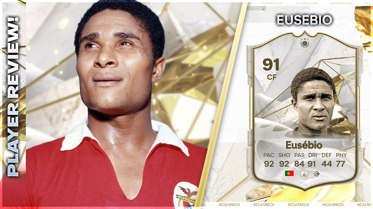 IS HE STILL USABLE IN APRIL???!!!! BASE ICON 91 RATED EUSEBIO PLAYER ...