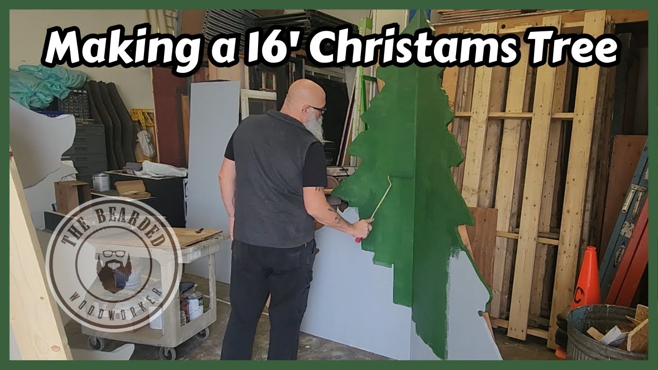 16' Christmas Tree (theater set piece) - YouTube