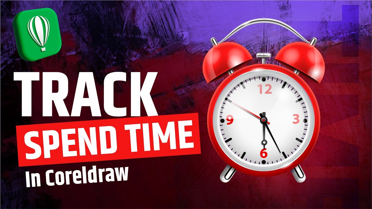 Track Time Spent On A Project In CorelDraw | Tips and Tricks - YouTube
