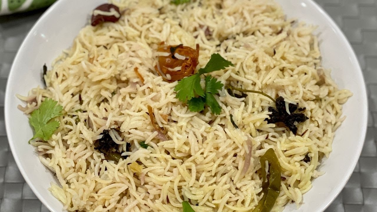 Bagara Rice Recipe / Hyderabadi Bagara Chawal - YouTube