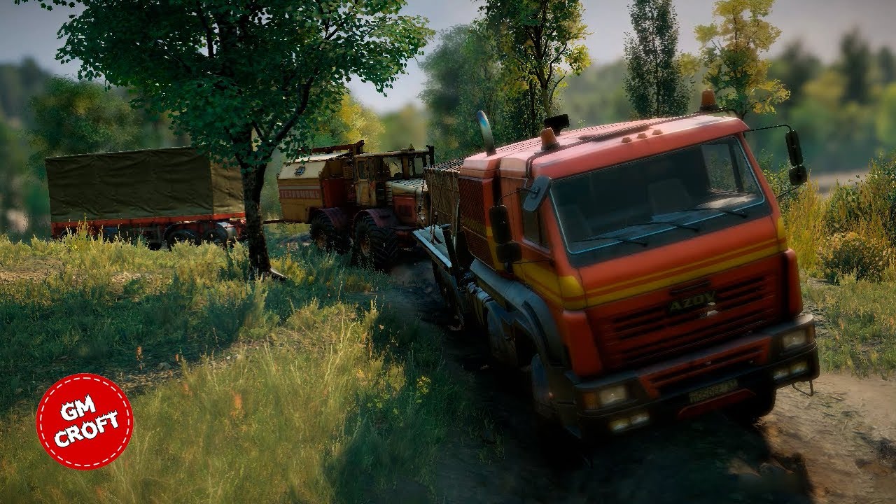 🚚 Convoy: Kirovets K700 & Azov 📍 Delivering: Cleaninng Equipment ...