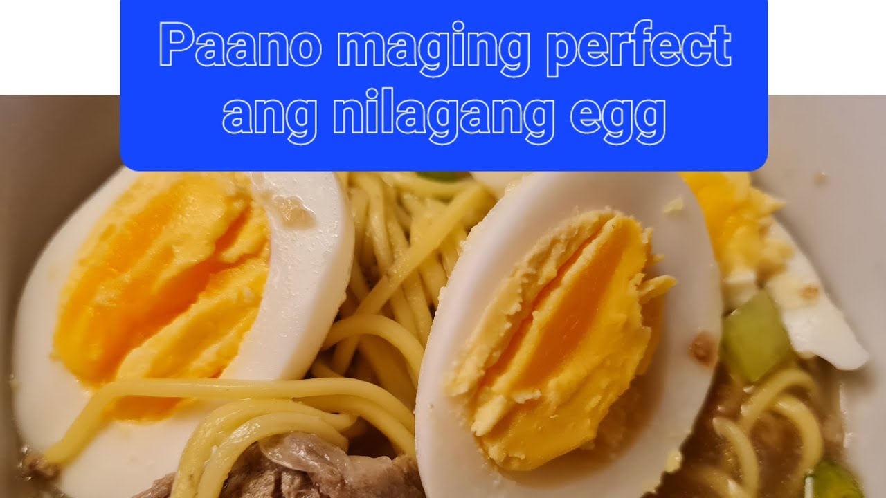 Secreto Paano maging perfect ang nilagang itlog @pinaycuisineinsweden ...