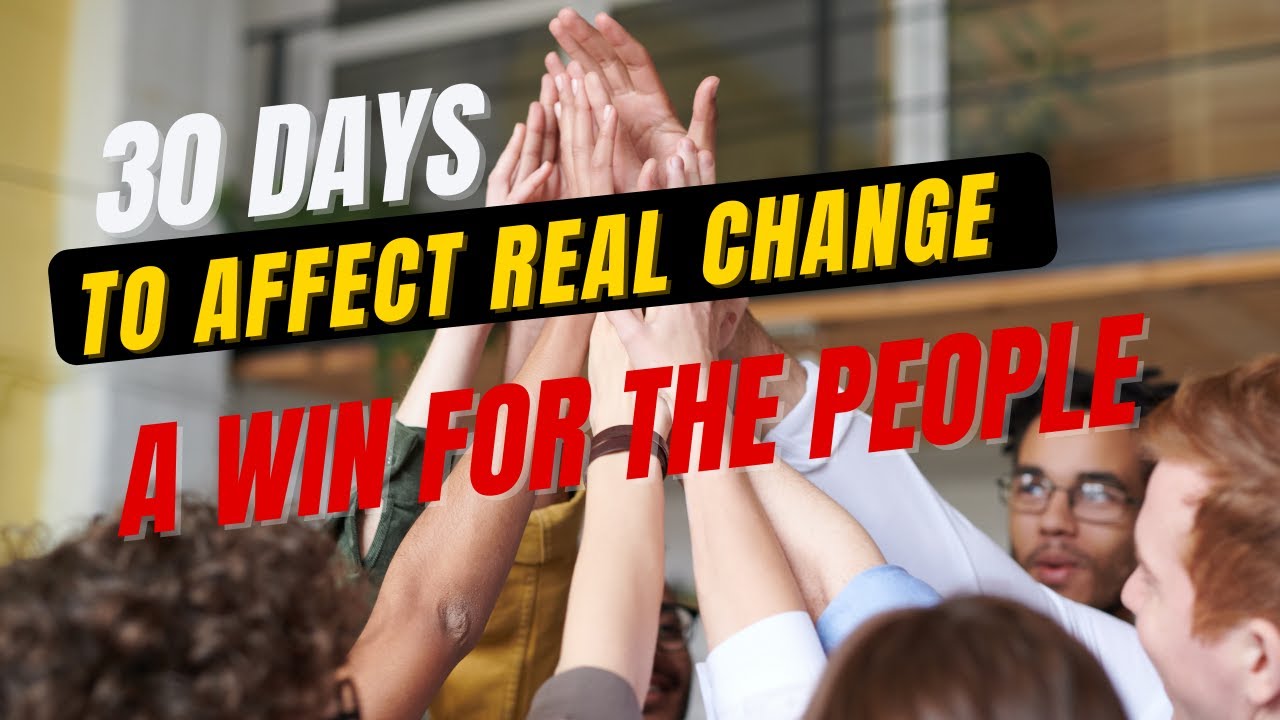 30 Days to Enact Change in Local Government. - YouTube