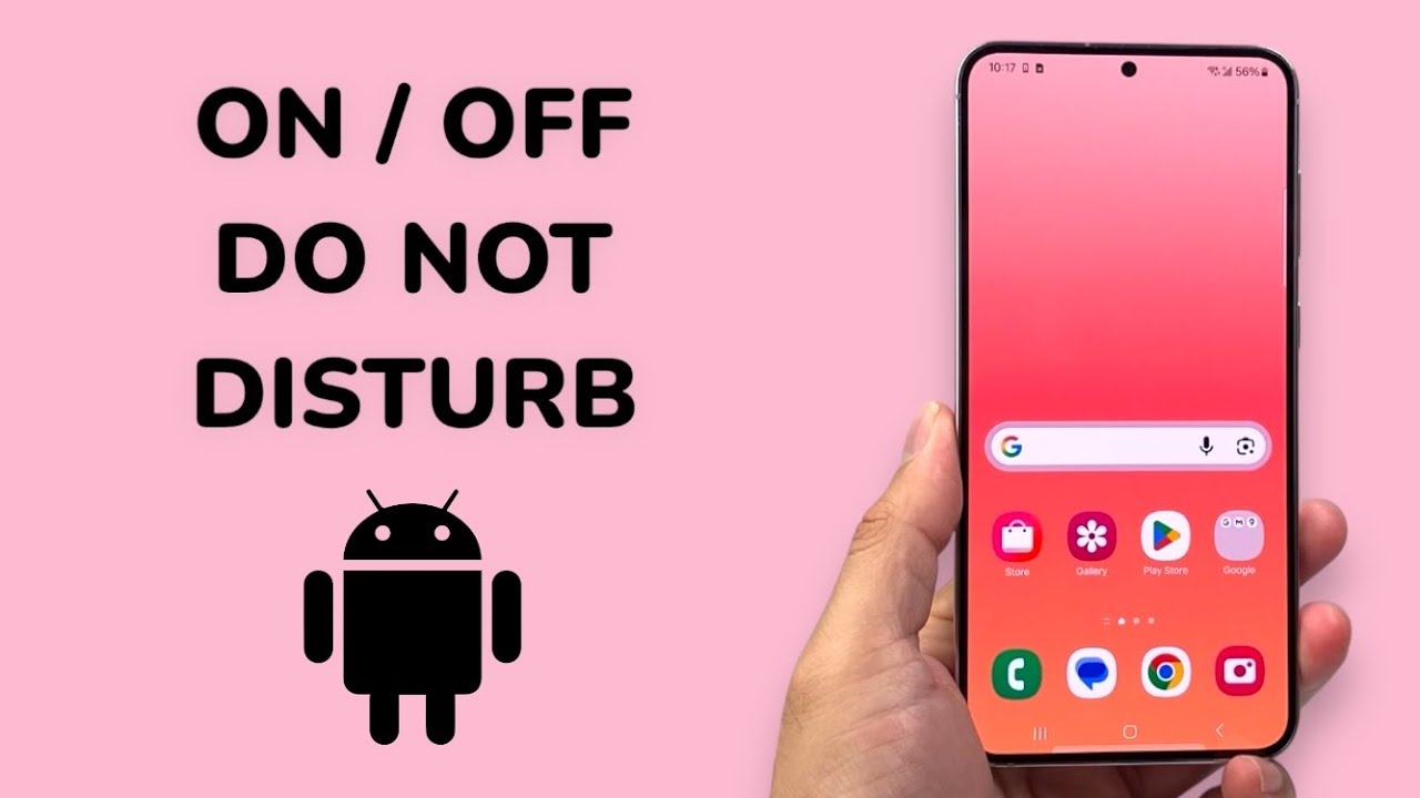 How To Turn On / Off Do Not Disturb On Android Phone - YouTube