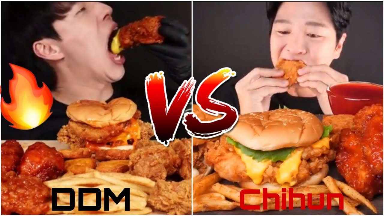 KFC DDM VC CHIHUN 😱 SHORT ASMR FOOD COMPILATION (HAPPY 500 SUBSCRIBERS ...