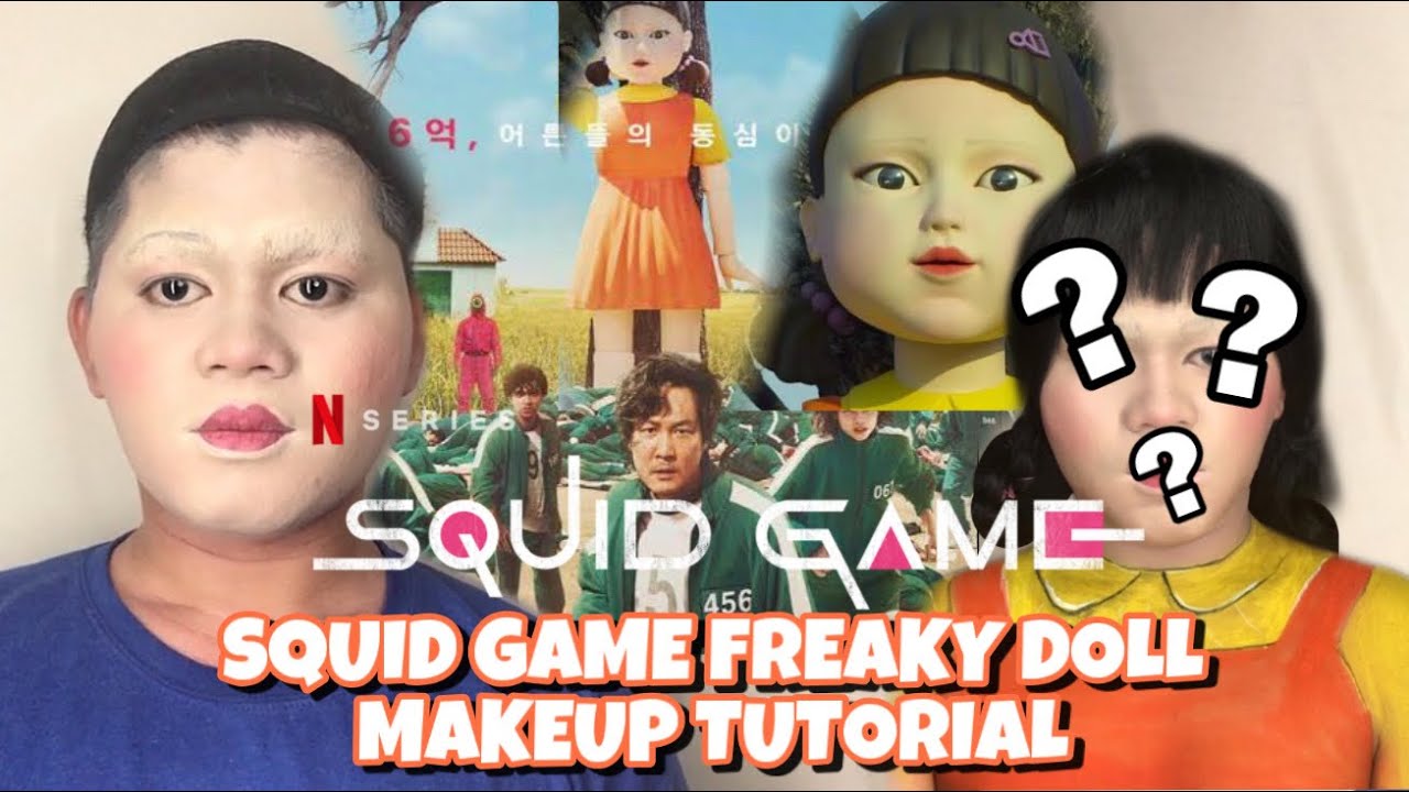 SQUID GAME FREAKY DOLL MAKEUP TUTORIAL | Philippines | Johnlloydllemos ...