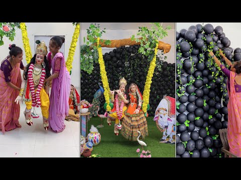 Using Home Items Radha Krishna Making || Eco-friendly idea || Satisfying video
