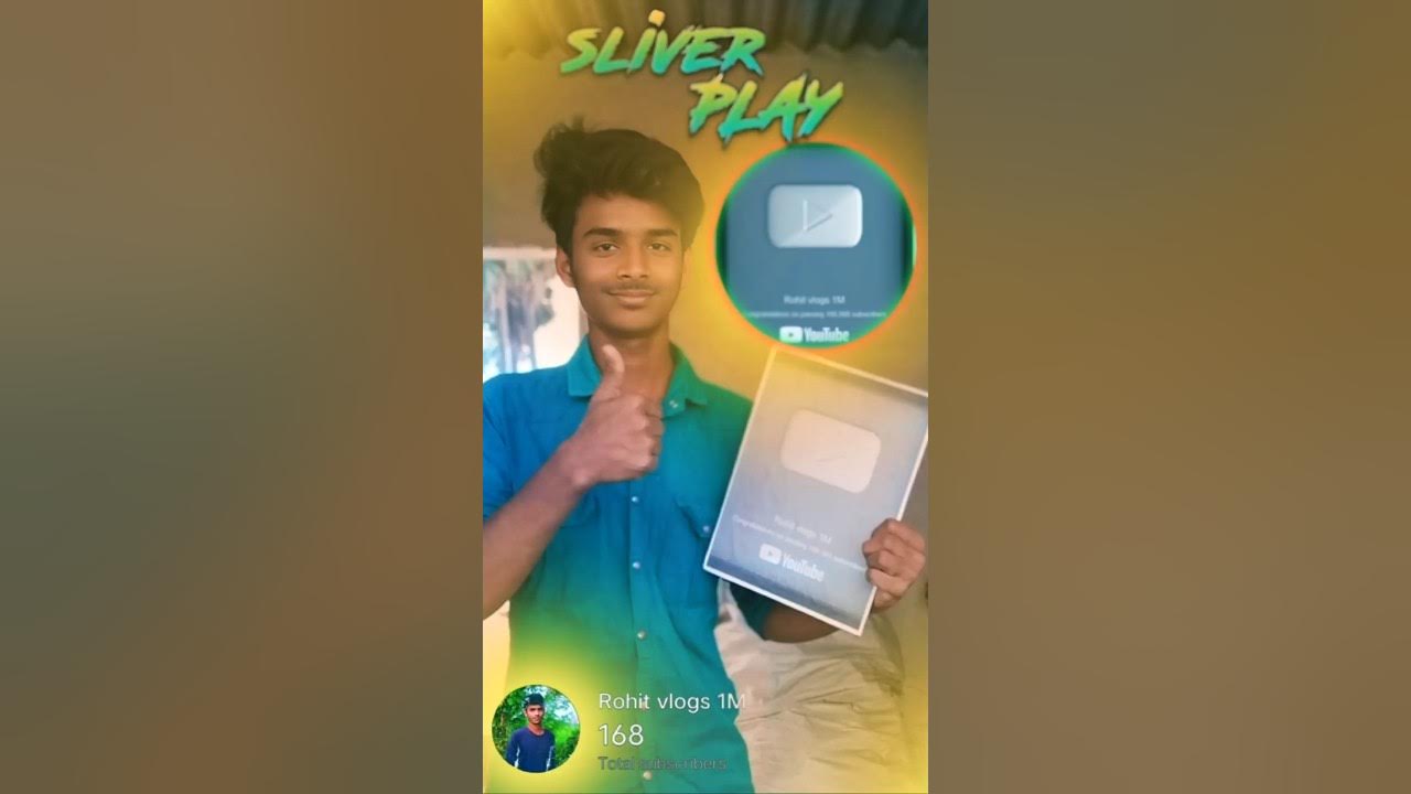 Home made Sliver play button #minivlog #shorts - YouTube