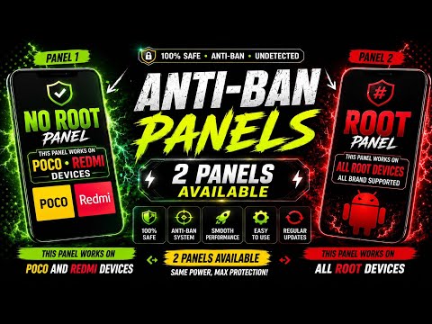 🔥 BEST ANTI-BAN PANELS 2026 | NO ROOT & ROOT PANEL AVAILABLE 😱