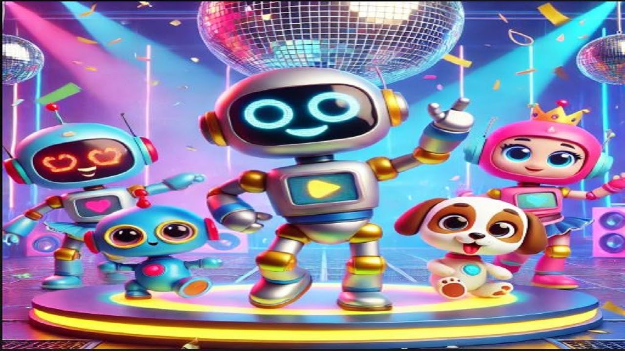🎉🤖 Robot Party Shuffle! | Fun Kids Dance Song 🎶 - YouTube