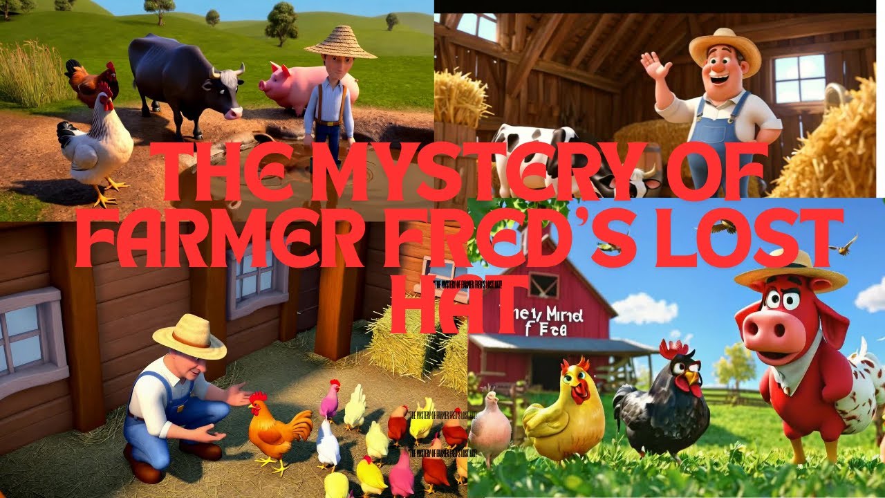 "The Mystery of Farmer Fred's Lost Hat! | Fun Kids' Storytime Adventure ...
