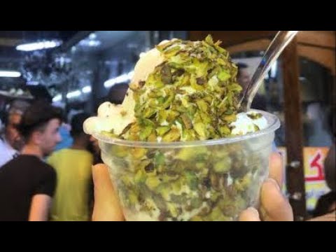 SYRIA - Bakdash, Syrian ice cream - YouTube