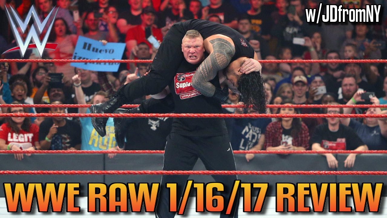 WWE Raw 1/16/17 Review Results & Reactions: Lesnar Returns, Bayley's ...