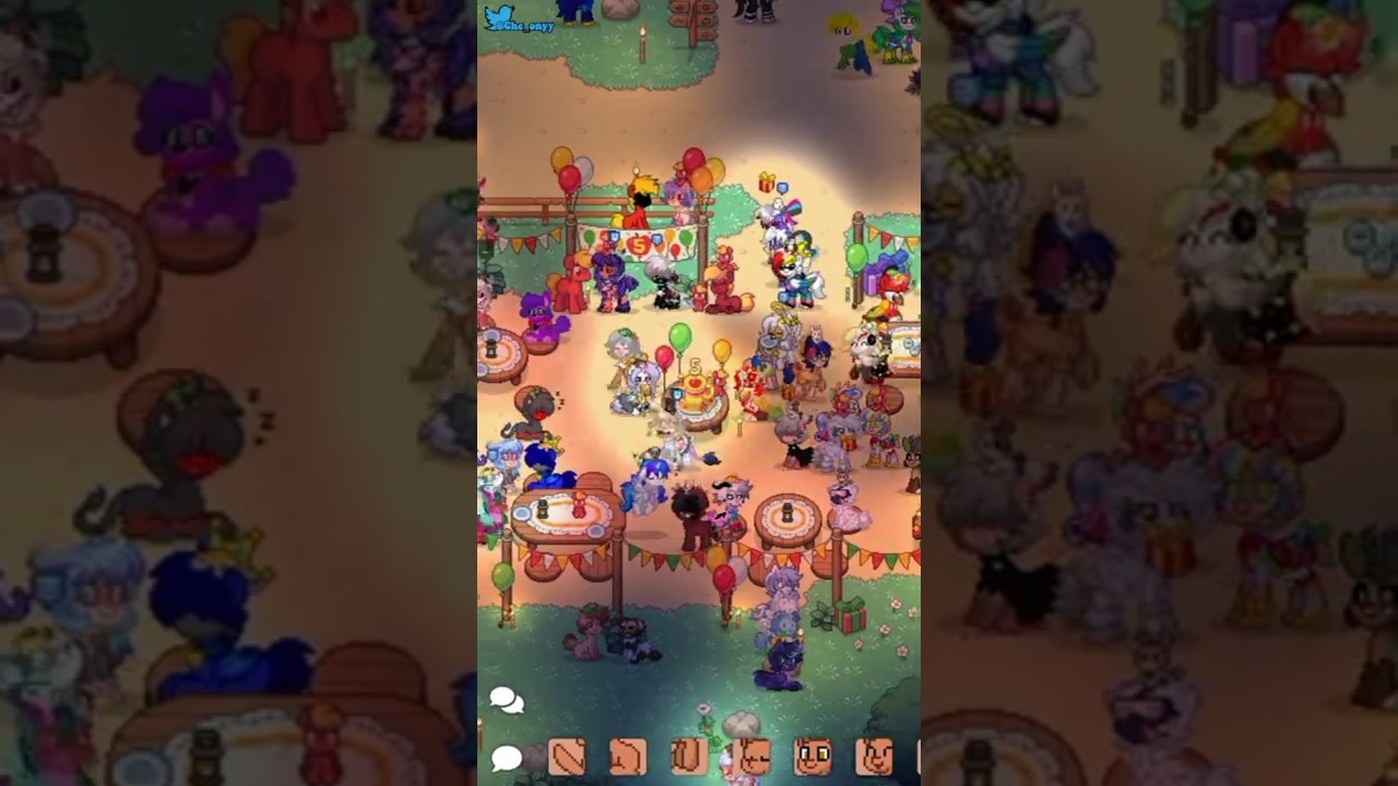 Celebrating pony town's 5yr anniversary -!🎂+ new update #PonyTown # ...