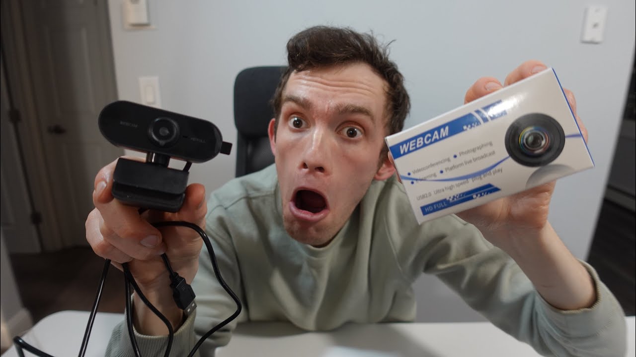 TEMU Full HD 1080P Webcam USB Computer Camera Review - YouTube