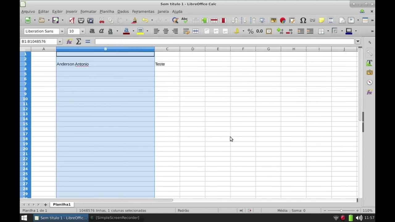 Ferramentas do LibreOffice Calc - Aula 01 - YouTube