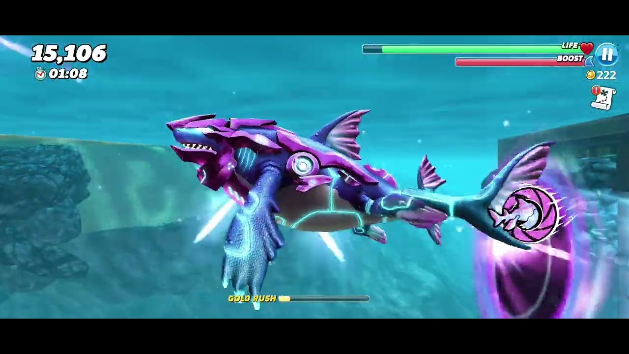 quantum shark's ability - hungry shark world | 4K - YouTube