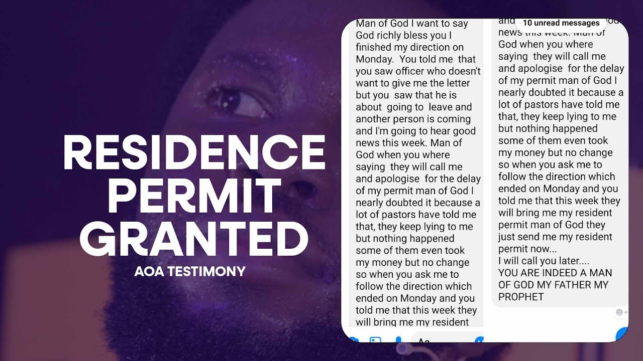 Residence Permit Granted | TESTIMONIES - YouTube