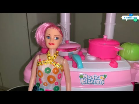 unboxing mainan baru!! Kitchen set - B bbyzaa toys