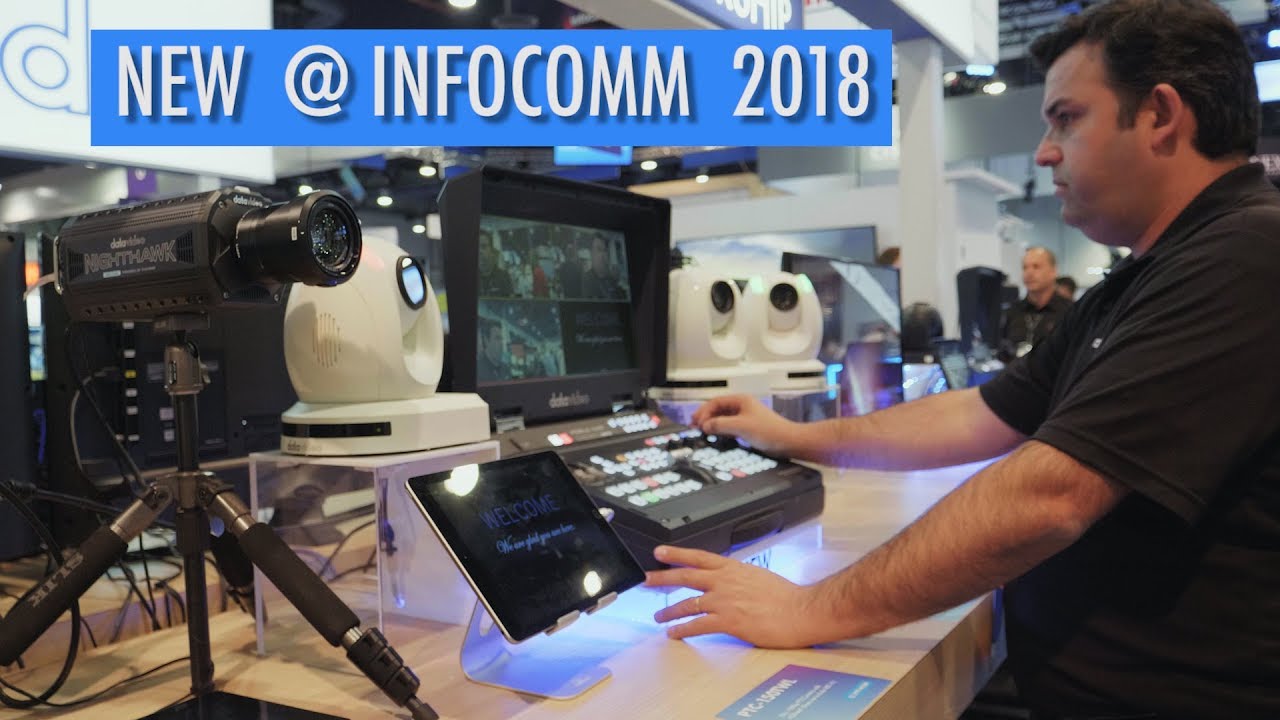 New Datavideo Products at InfoComm 2018 - YouTube