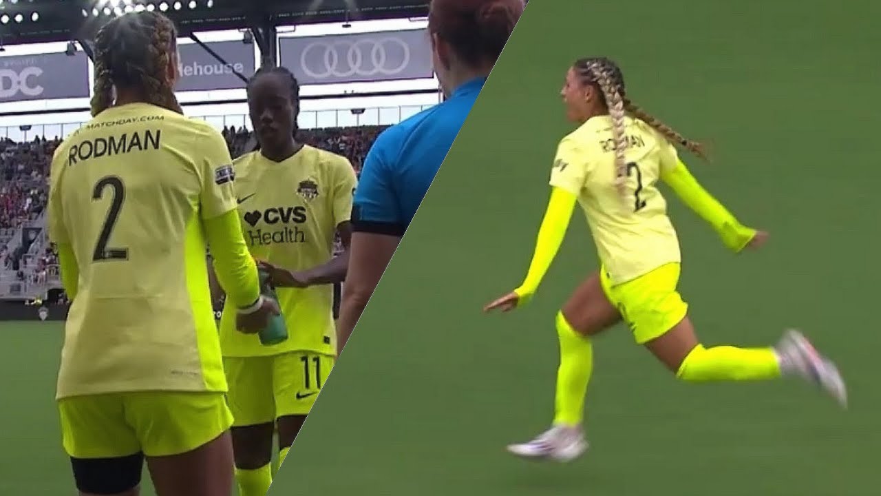 SUBSTITUTE Trinity Rodman DECIDES THE GAME with a GOAL AND AN ASSIST ...
