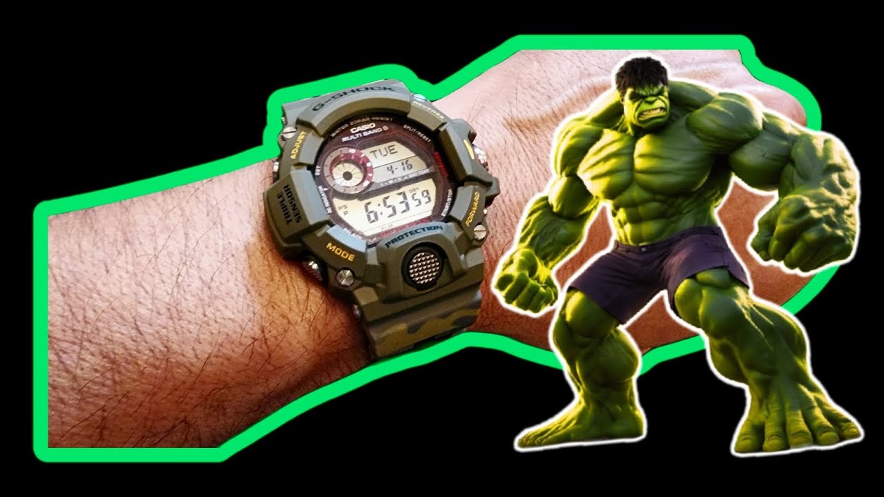 Casio Rangeman Hulk Mod 💪 - YouTube
