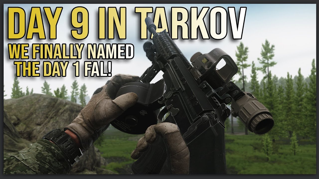 WE FINALLY NAMED THE FAL FROM DAY 1 - Day 9 Escape from Tarkov FULL ...